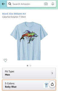 Shirts On Amazon | Alex Williams Art